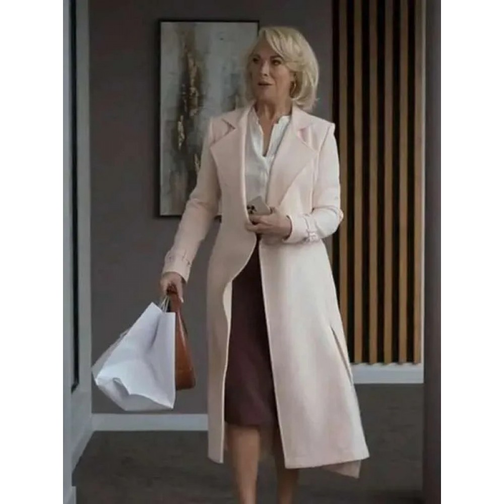 Ted Lasso S03 Rebecca Welton Pink Trench Coat | AmericaSuits Ted Lasso S03 Rebecca Welton Pink Trench Coat | AmericaSuits